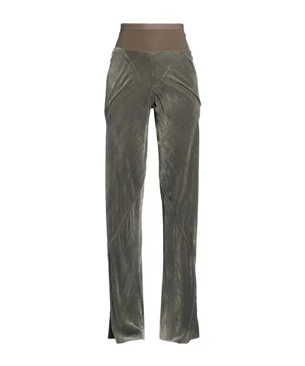 Rick Owens Solid Color Flared Trousers
