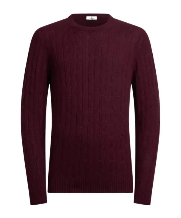 Etro Cable-knit Cashmere Crew Neck Sweater - Brown