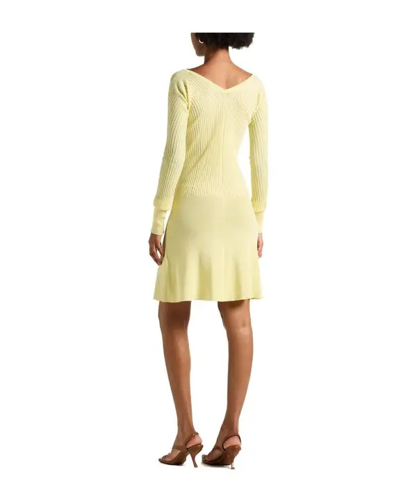 Jacquemus Off-the-shoulder Knit Mini Dress