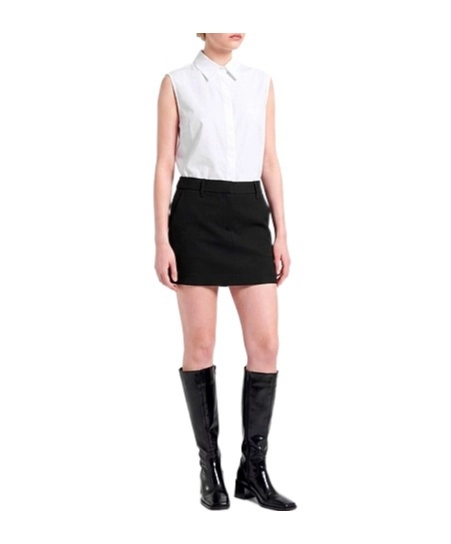 Rag & Bone Flared Mini Skirt With Belt Loops