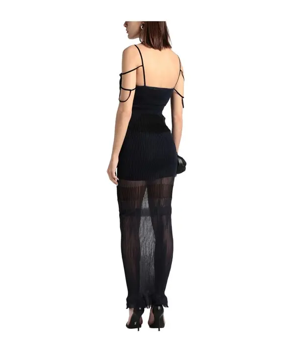 Jacquemus Two-tone Knitted Maxi Dress