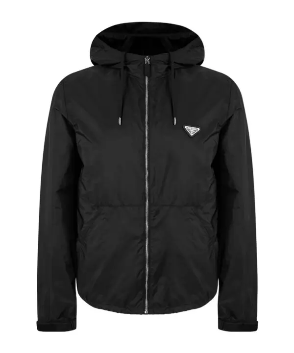 Prada Re-nylon Windbreaker With Hood