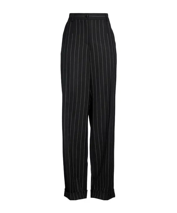 Dolce & Gabbana Striped Wide-leg Trousers