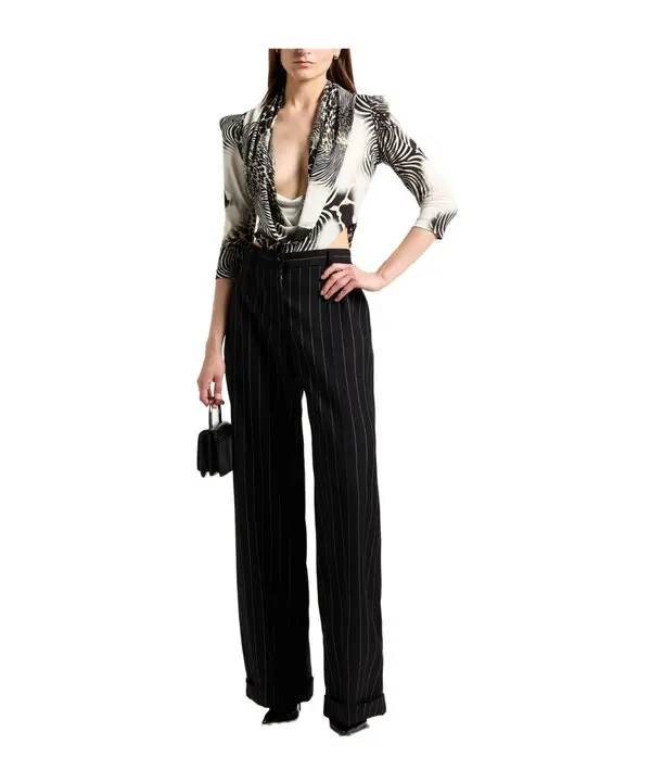 Dolce & Gabbana Striped Wide-leg Trousers