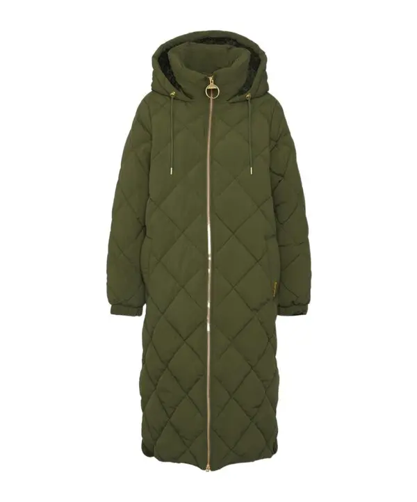 Barbour Quilted Hooded Cotton Jacket
