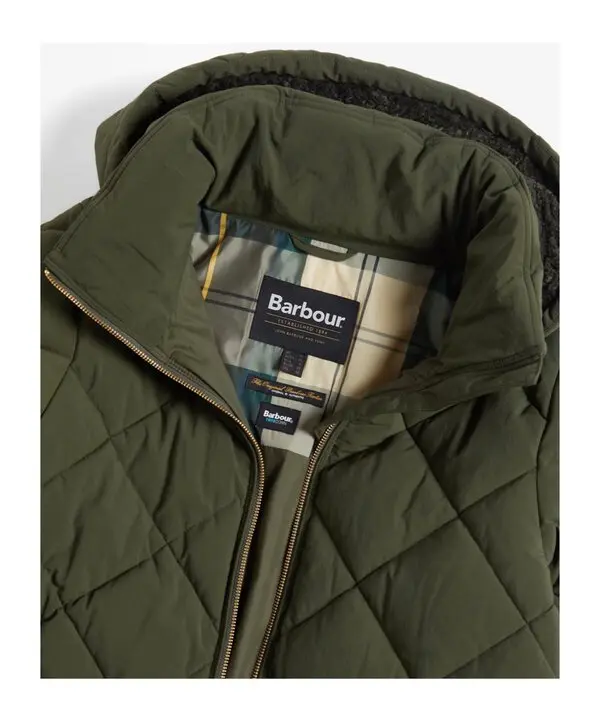 Barbour Quilted Hooded Cotton Jacket