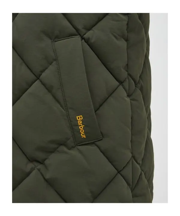 Barbour Quilted Hooded Cotton Jacket