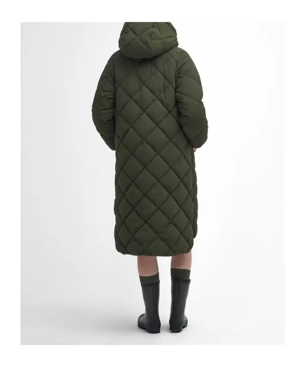Barbour Quilted Hooded Cotton Jacket