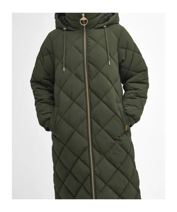 Barbour Quilted Hooded Cotton Jacket