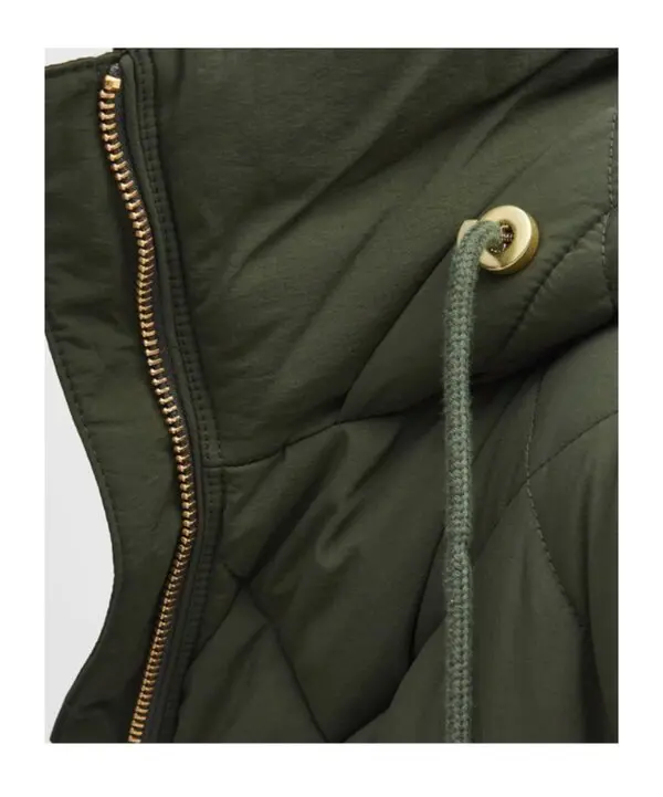 Barbour Quilted Hooded Cotton Jacket