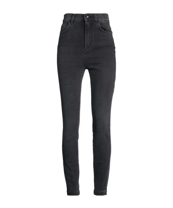 Dolce & Gabbana Colored Denim Skinny Jeans - Black