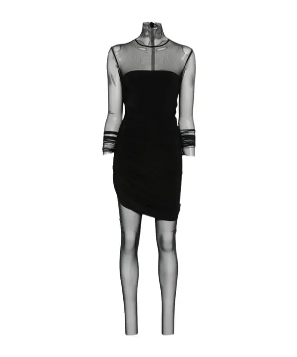 Norma Kamali Diana Ruched Detail Catsuit