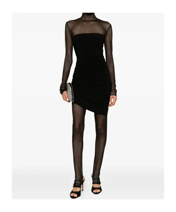 Norma Kamali Diana Ruched Detail Catsuit