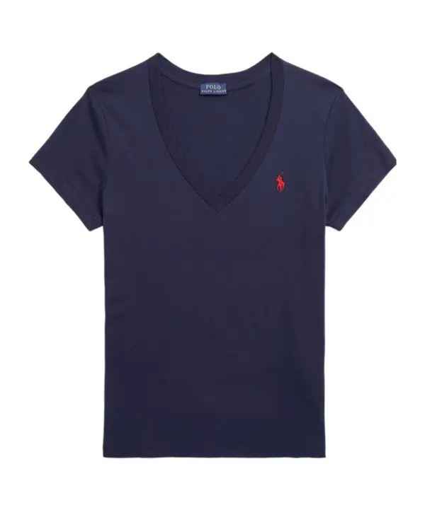 Polo Ralph Lauren Logo V-neck T-shirt