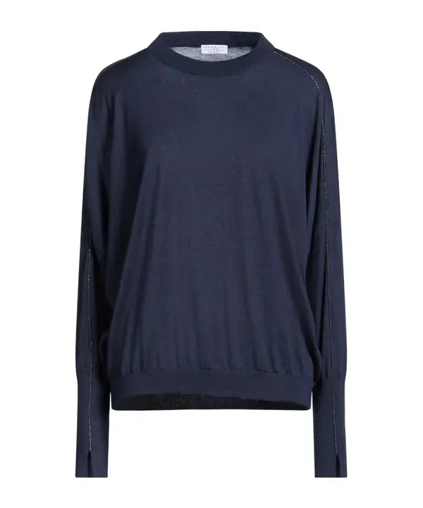 Brunello Cucinelli Long-sleeve Lightweight Knit Top