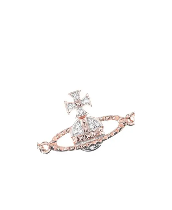 VIVIENNE WESTWOOD Logo Bracelet With Crystal Embellishments