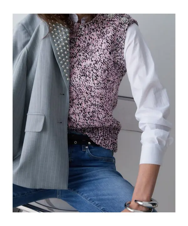 Liu Jo Embellished Knit Vest