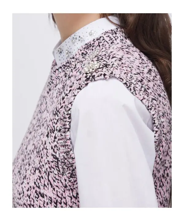 Liu Jo Embellished Knit Vest