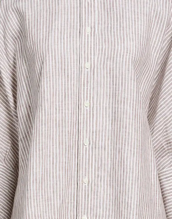 Brunello Cucinelli Striped Linen Shirt