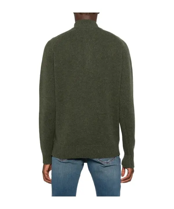 Barbour Zip-neck Sweater - Green