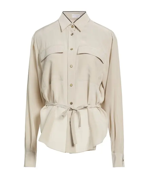 Brunello Cucinelli Solid Colour Shirts Blouses