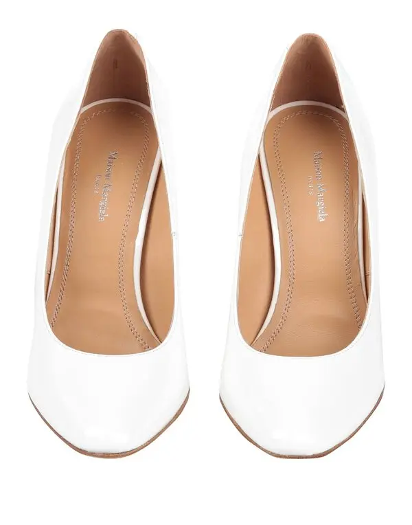 MAISON MARGIELA Patent Leather Cone Heel Pumps