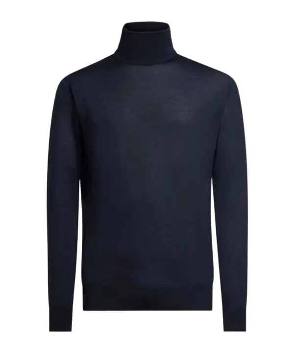 Etro Cashmere And Silk Turtleneck Sweater - Black