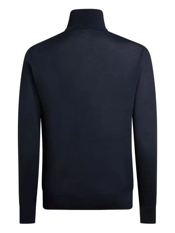 Etro Cashmere And Silk Turtleneck Sweater - Black