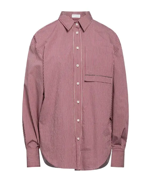 Brunello Cucinelli Striped Poplin Shirt