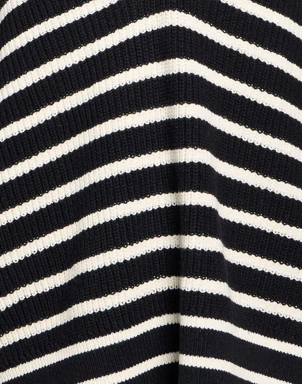 Rag & Bone Striped V-neck Knit Pullover With Side Slits