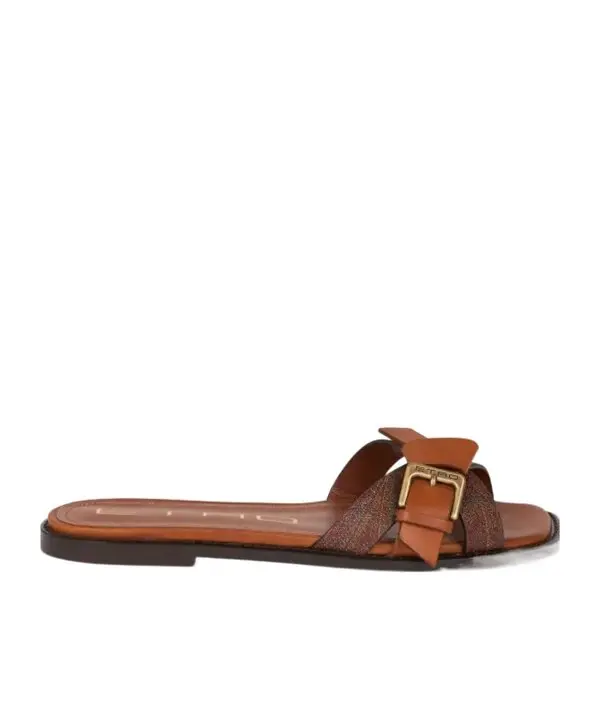Etro Paisley Slides - Brown