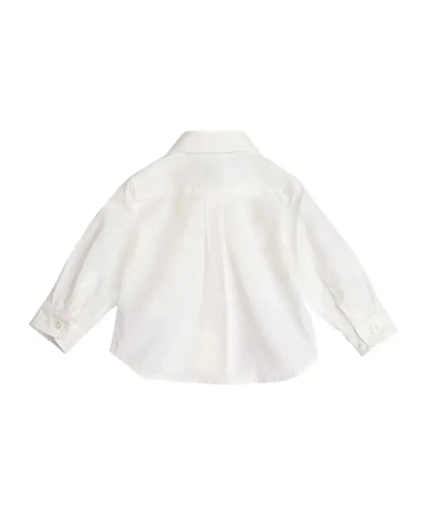 Etro Embroidered Pegaso Detail Cotton Shirt