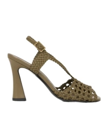 Etro Woven High-heeled Sandals - Green