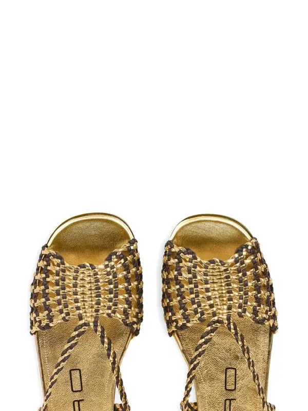 Etro Woven Flat Sandals