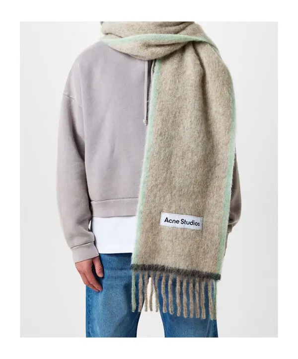 Acne Studios Vally Logo Scarf