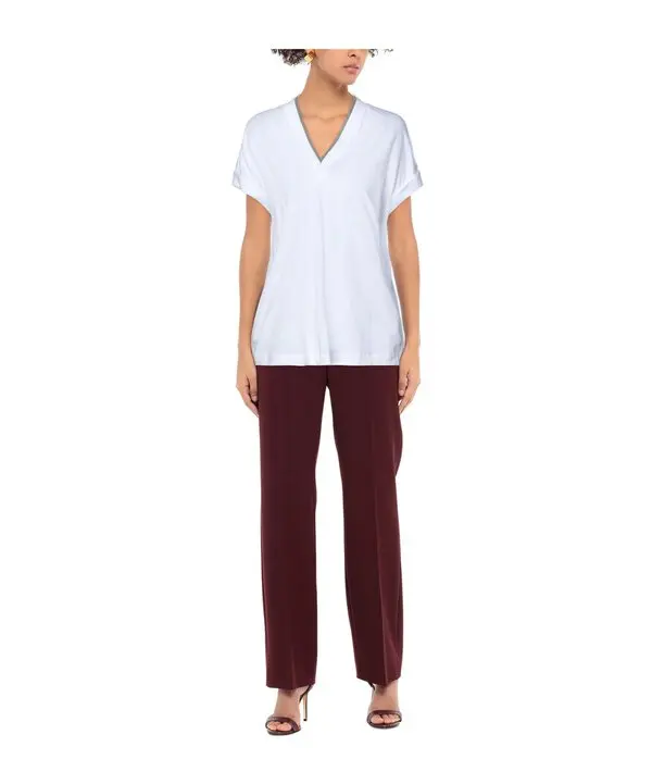 Brunello Cucinelli Solid Color Stretch T-shirt
