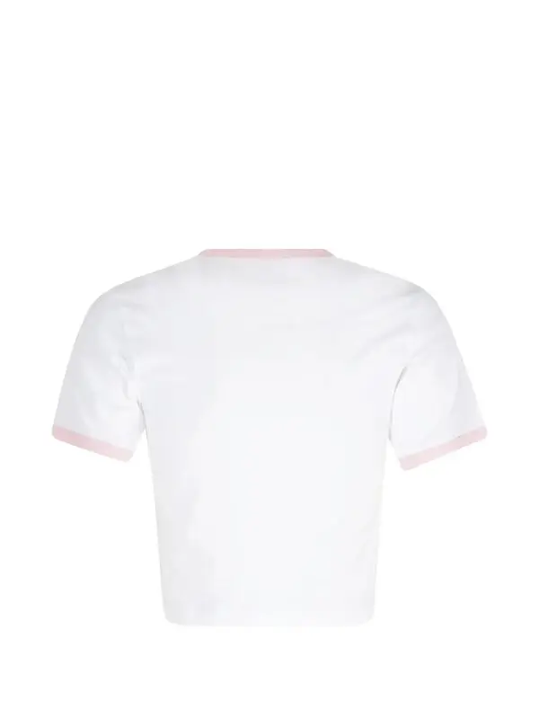 Casablanca Printed Cropped T-shirt