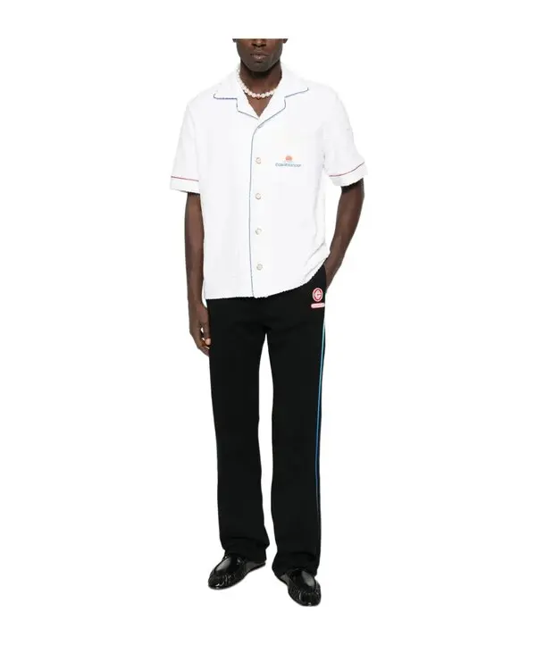 Casablanca Side-stripe Velour Track Pants