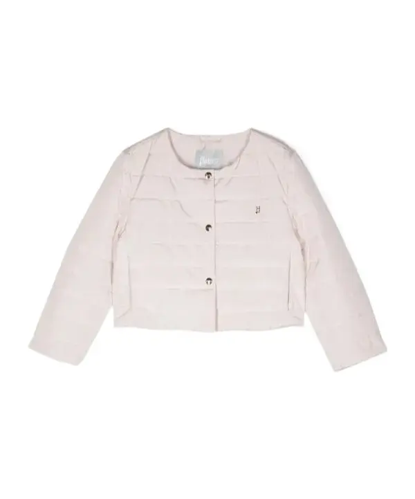 Herno Front Press-stud Fastening Jacket - Pink