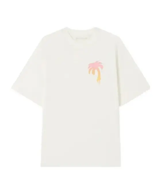 Palm Angels I Love Pa Printed T-shirt - White