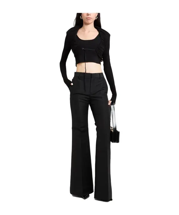 Jacquemus Stretch Solid Knit Sweater