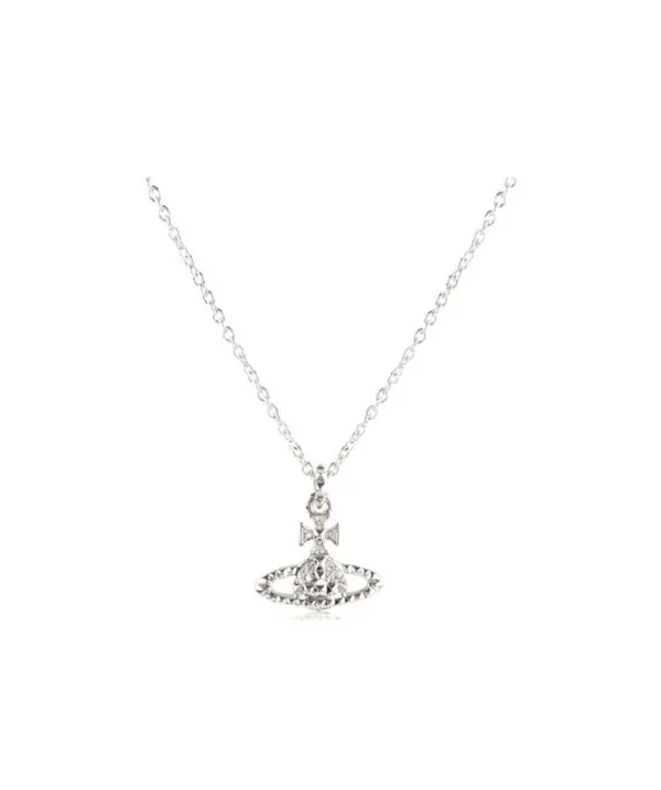 VIVIENNE WESTWOOD Logo Necklace - White