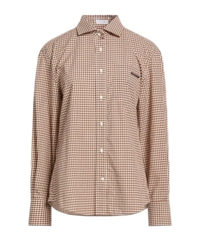 Brunello Cucinelli Checked Poplin Shirt