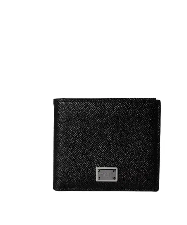 Dolce & Gabbana Dg Plaque Wallet Sn00 - Black