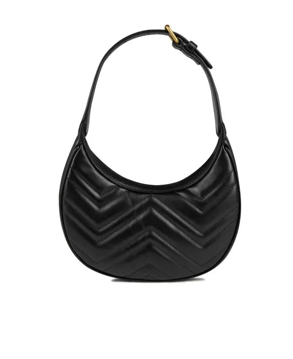Gucci Logo Zipper Shoulder Bag