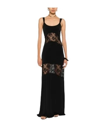 ANIYE BY Lace-panelled Floral-pattern Maxi Dress