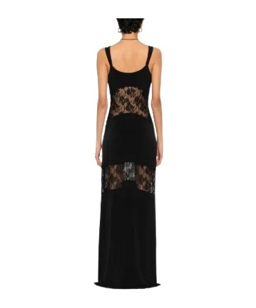 ANIYE BY Lace-panelled Floral-pattern Maxi Dress