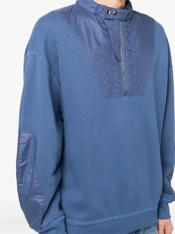 Isabel Marant Étoile Half-zip Panelled Sweatshirt