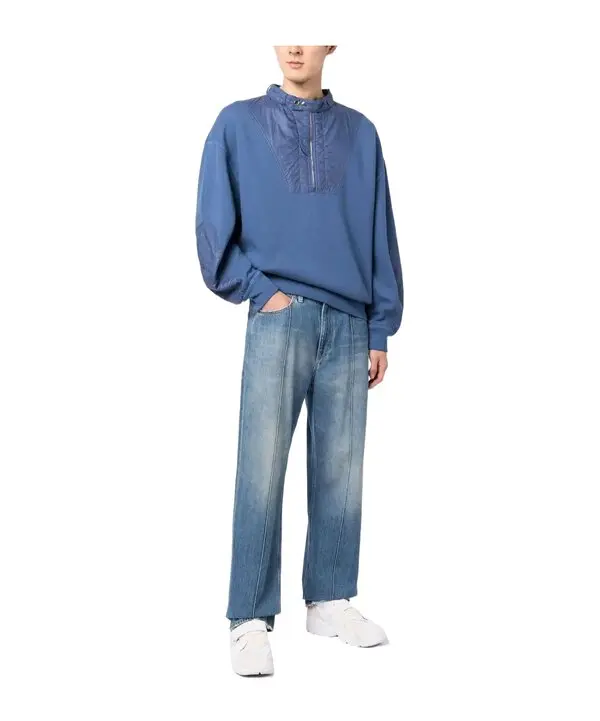 Isabel Marant Étoile Half-zip Panelled Sweatshirt