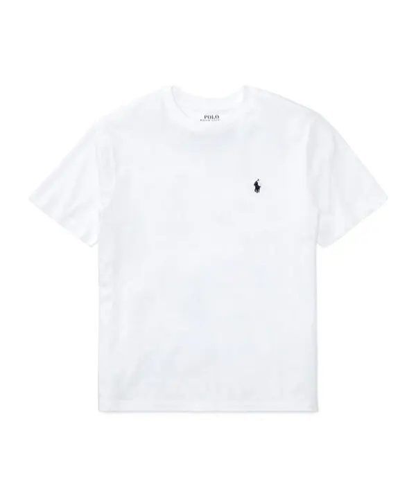 Polo Ralph Lauren Short-sleeved Crewneck T-shirt With Logo - White